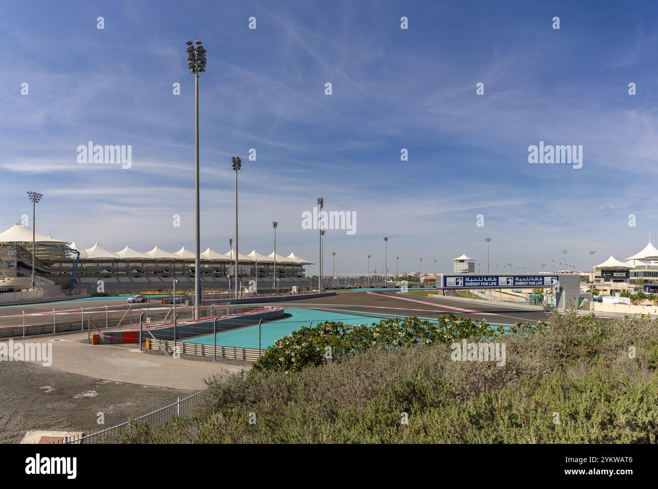 A picture of the Yas Marina Formula 1 Circuit Stock Photo - Alamy