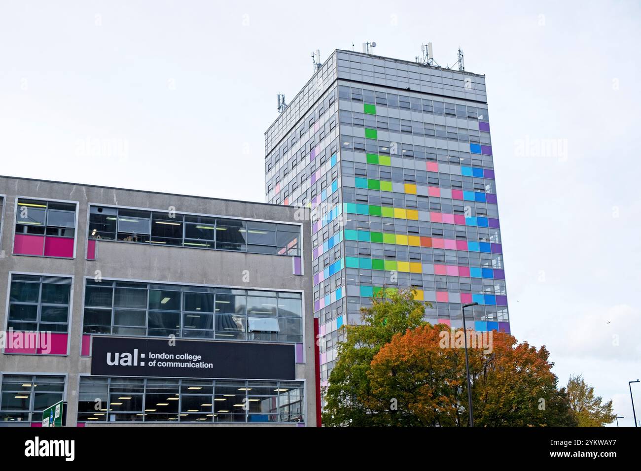 UAL Elephant & Castle building in South London England UK KATHY DEWITT ...