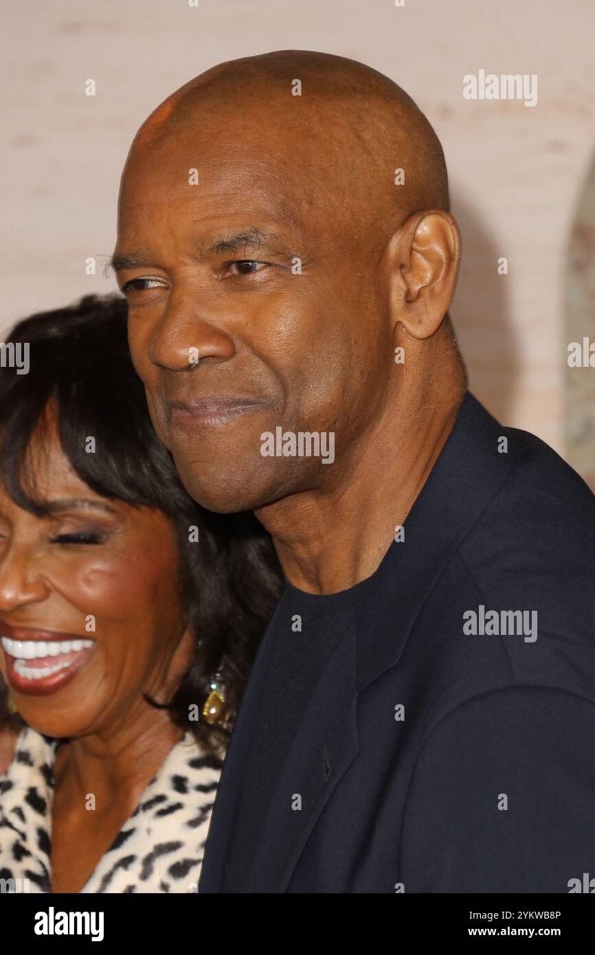 Los Angeles, USA. 18th Nov, 2024. Pauletta Washington, Denzel ...