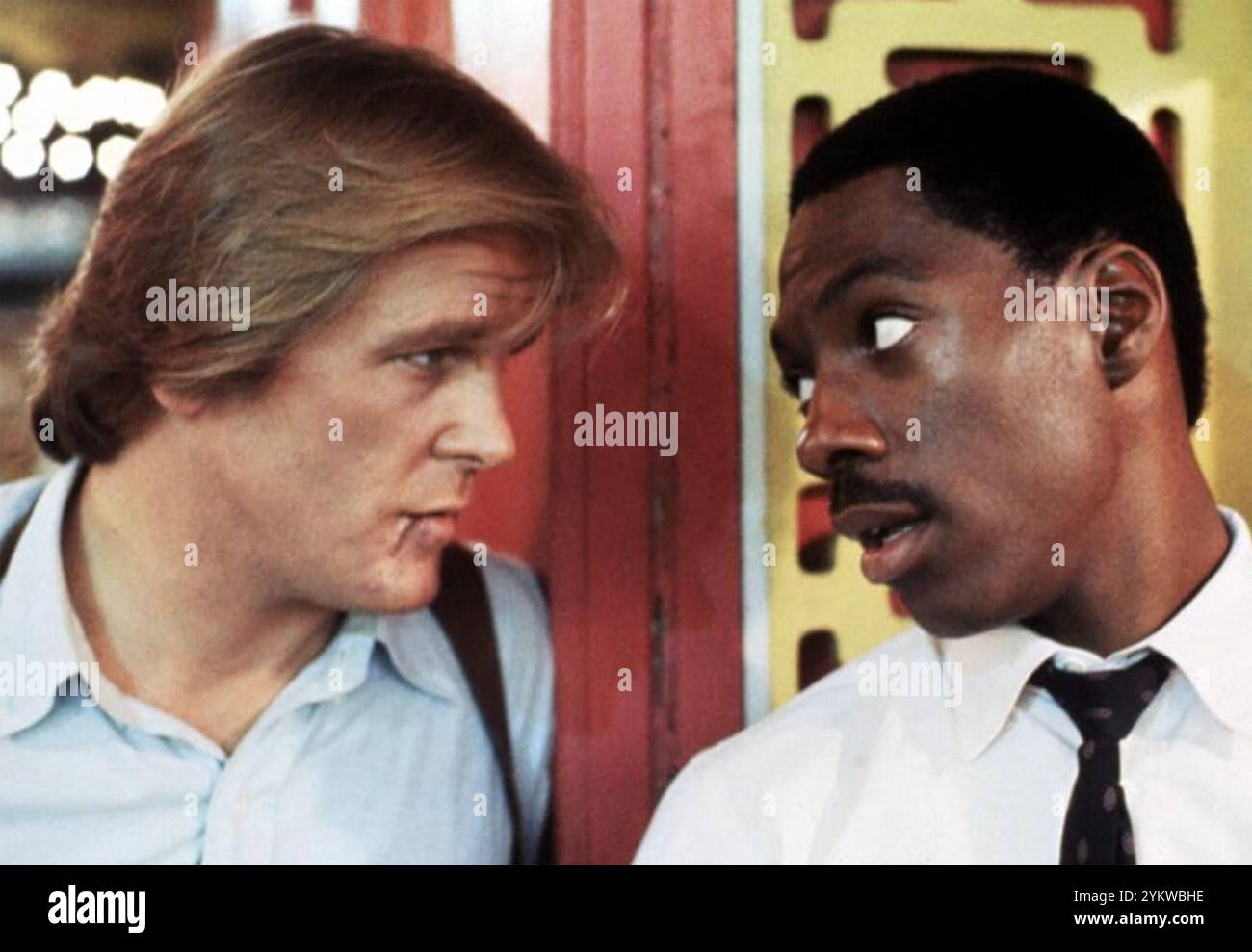 48 HOURS 1982 Paramount Pictures film with Nick Nolte at left as San ...