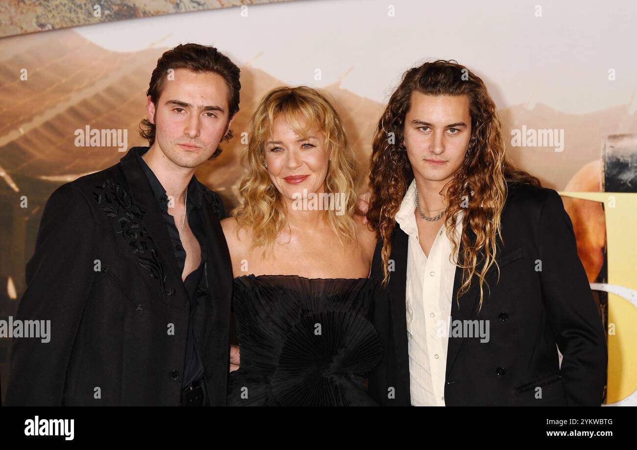 HOLLYWOOD, CALIFORNIA - NOVEMBER 18: (L-R) Layne Ulrich, Connie Nielsen ...