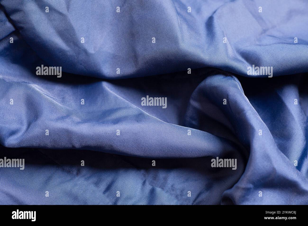 Blue nylon fabric cloth texture background Stock Photo - Alamy