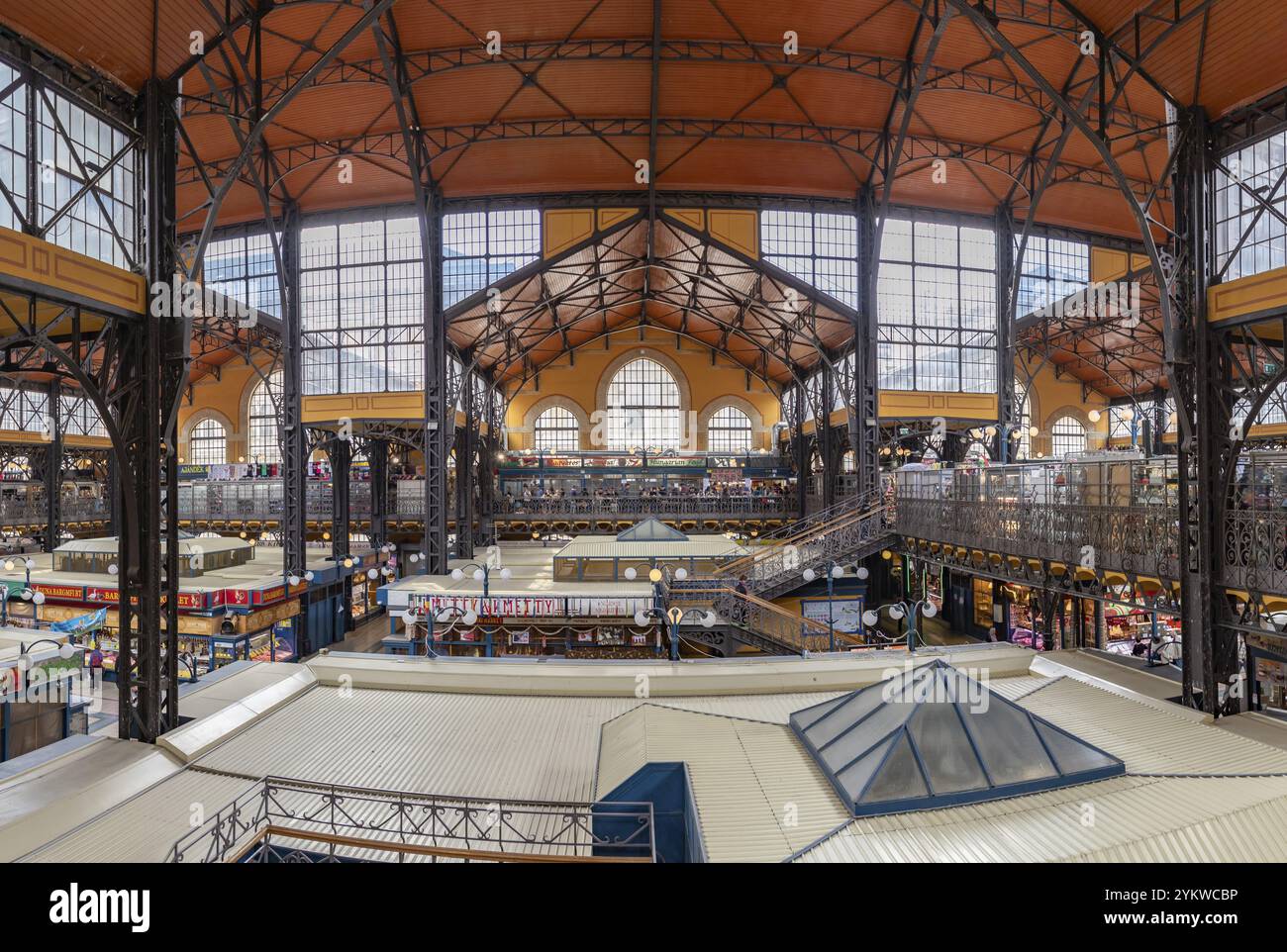 A picture of the interior of the Central Market Hall Stock Photo - Alamy