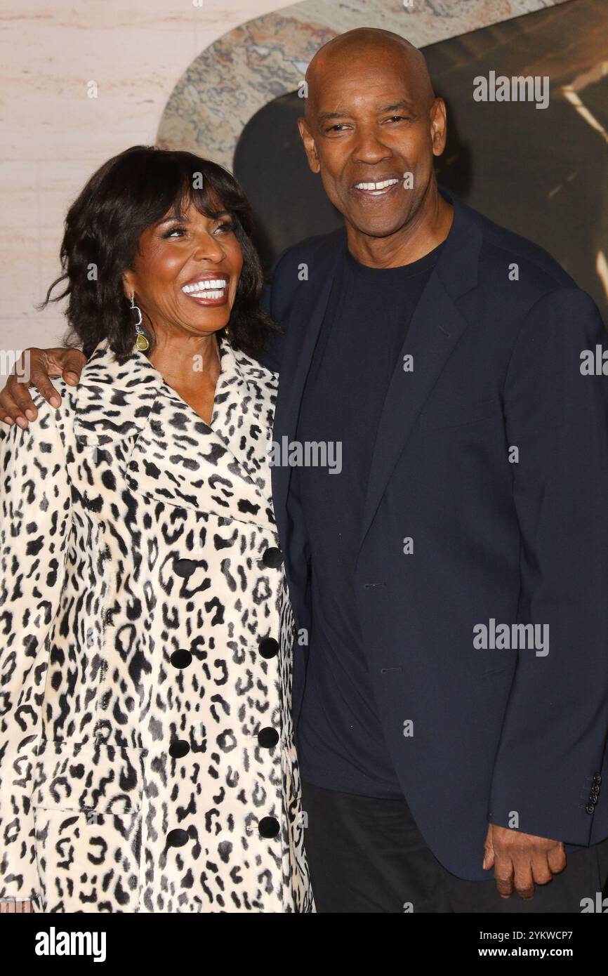 Los Angeles, USA. 18th Nov, 2024. Pauletta Washington, Denzel ...