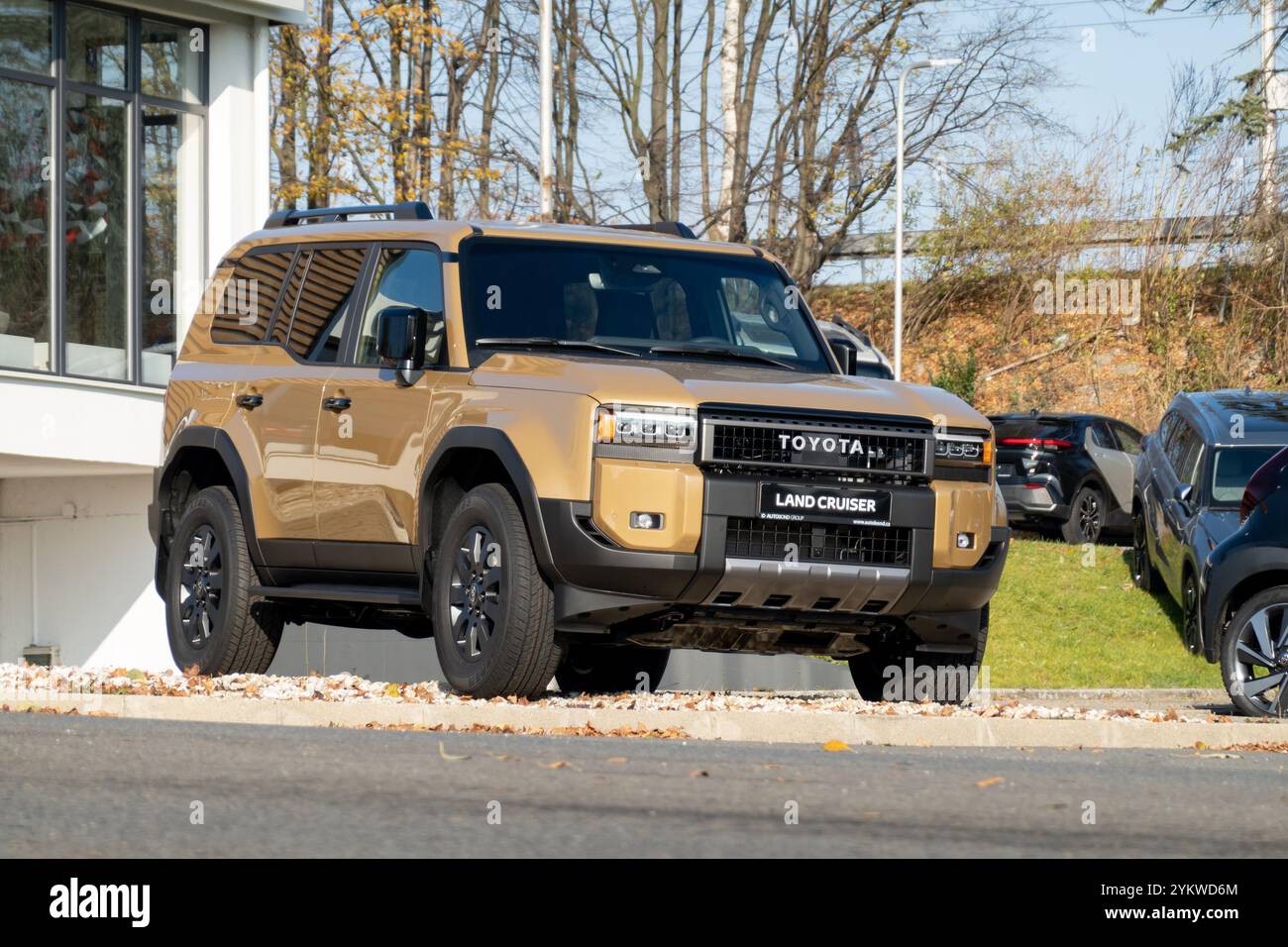 OSTRAVA, CZECHIA NOVEMBER 16, 2024: Toyota Landcruiser 250 Special ZX VX First Edition SUV car ...