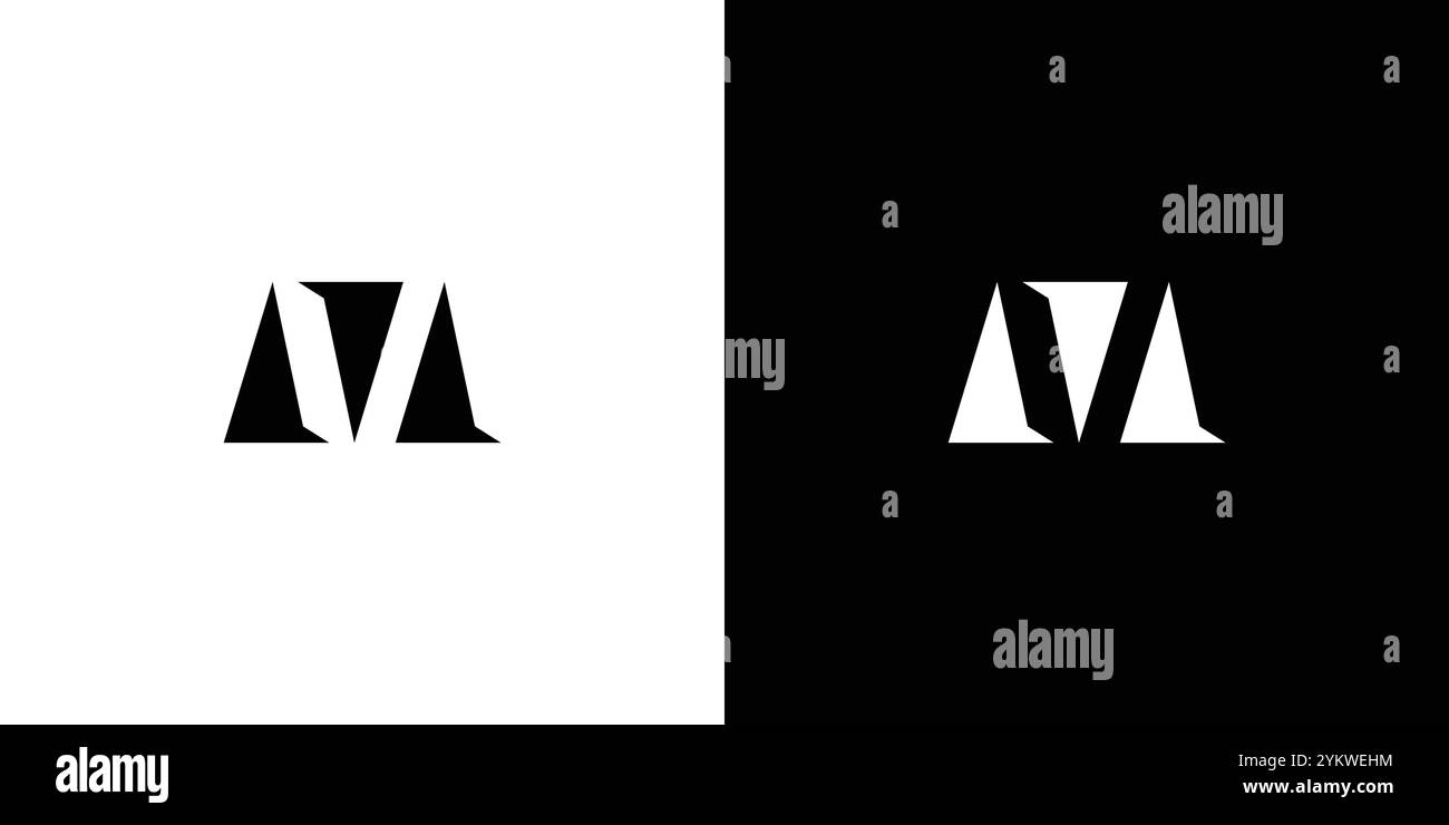 Modern and unique M logo design Stock Vector Image & Art - Alamy