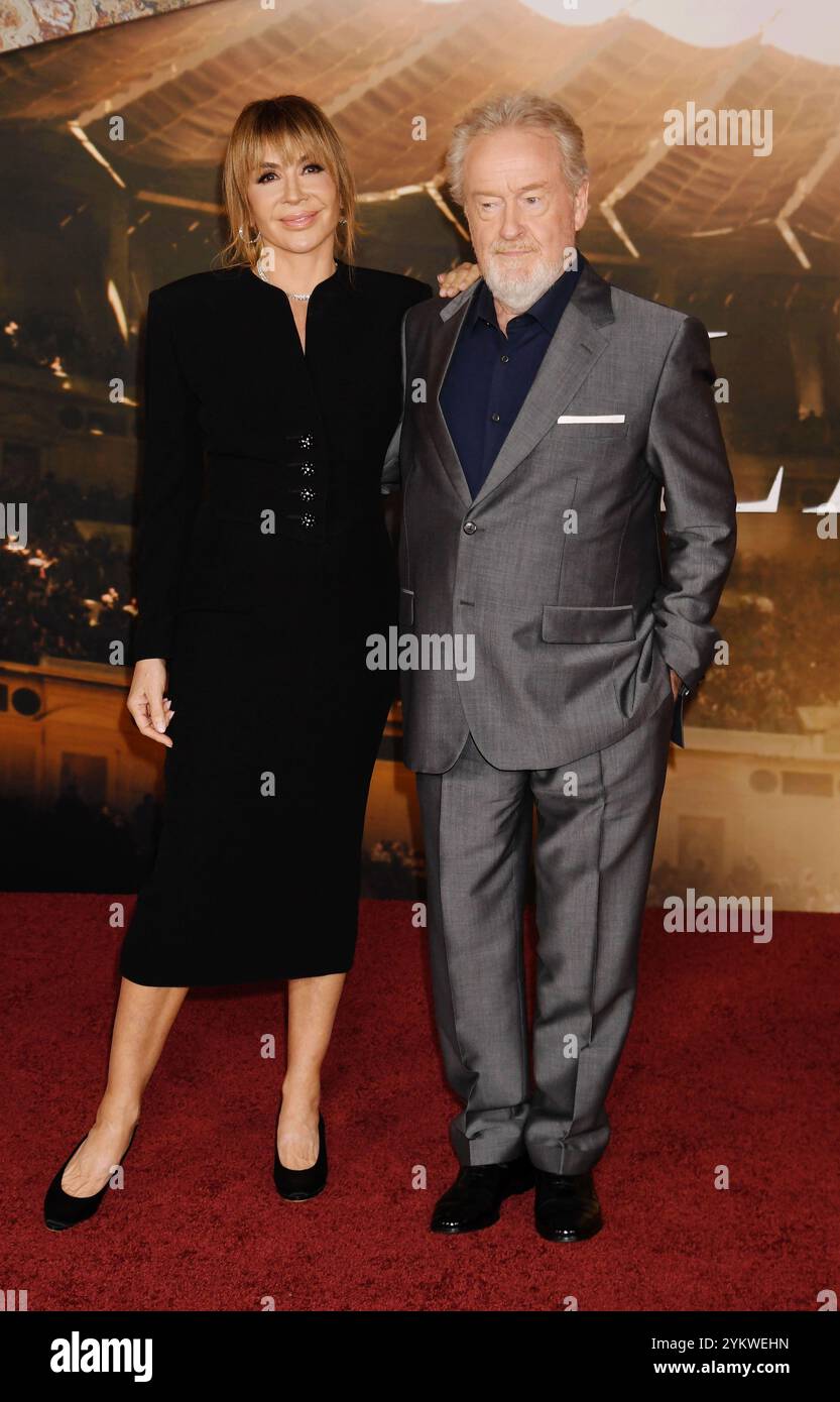 Hollywood, California, USA. 18th Nov, 2024. (L-R) Giannina Scott and ...