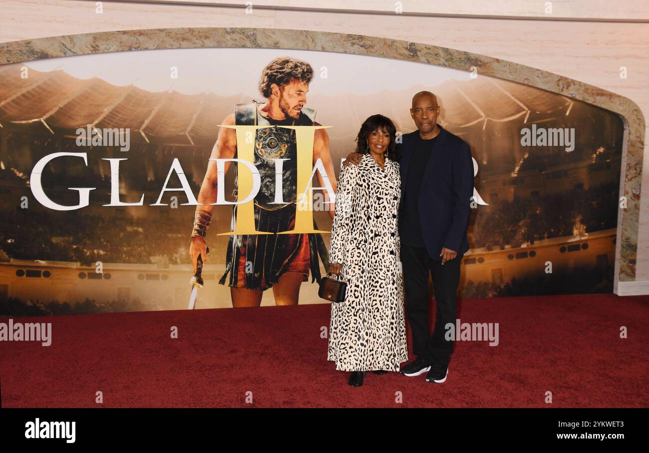 Hollywood, California, USA. 18th Nov, 2024. (L-R) Pauletta Washington ...