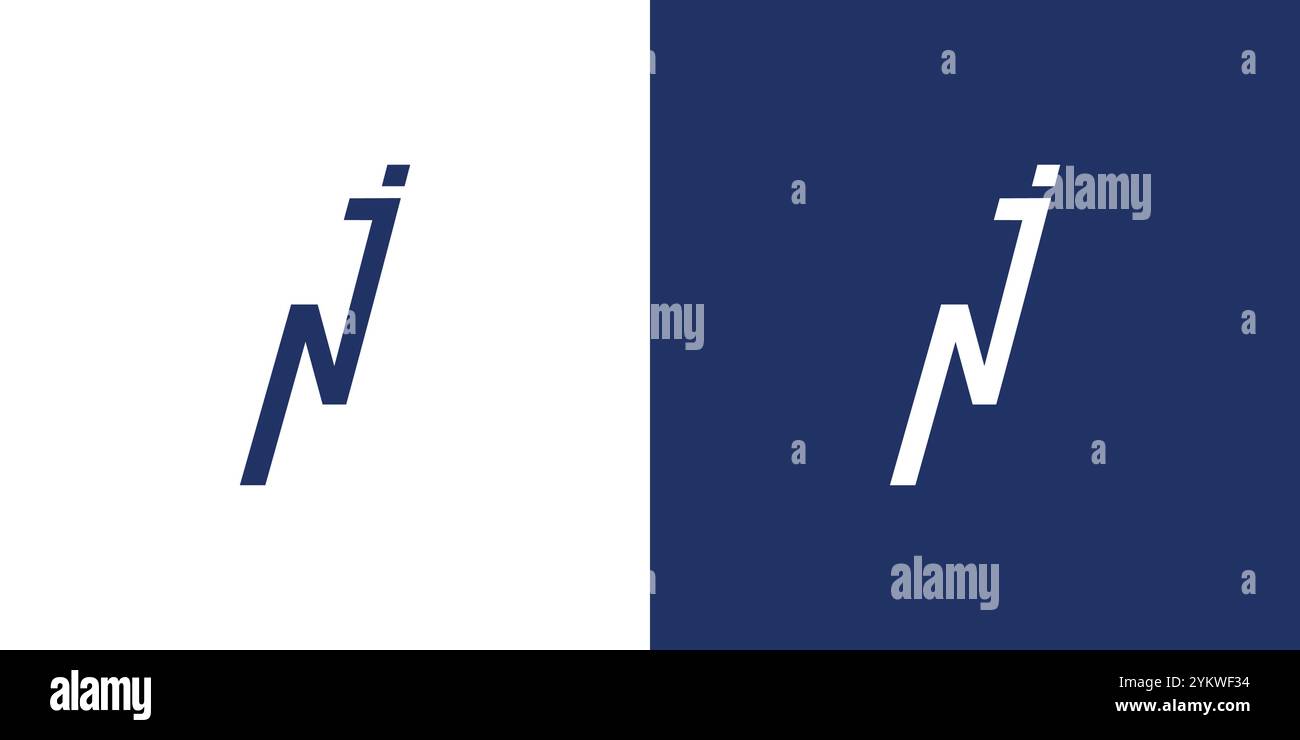 Modern and unique JN logo design Stock Vector Image & Art - Alamy