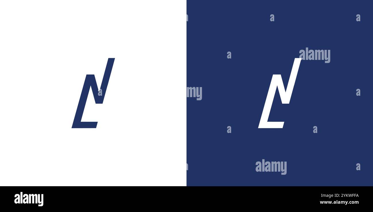 Ln clean logo Stock Vector Images - Alamy