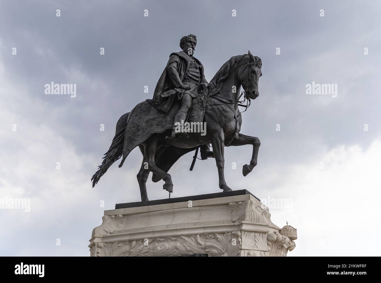 A picture of the Statue of Count Gyula Andrassy Stock Photo - Alamy