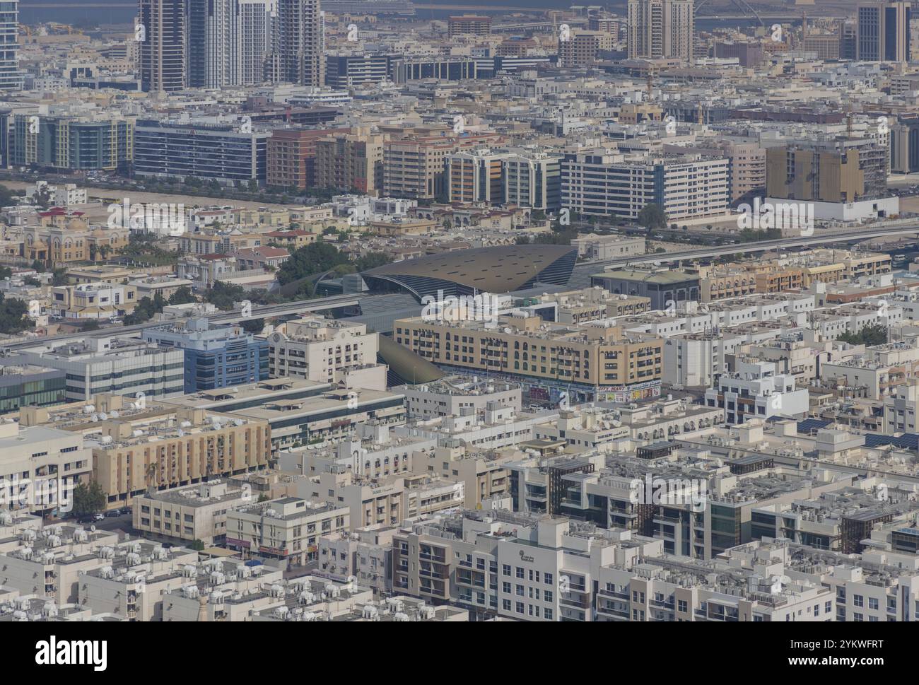A picture of the ADCB Metro Station next to the Al Mankhool and Al ...