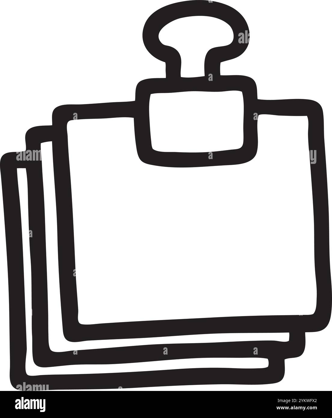 Note paper clipart Black and White Stock Photos & Images - Alamy