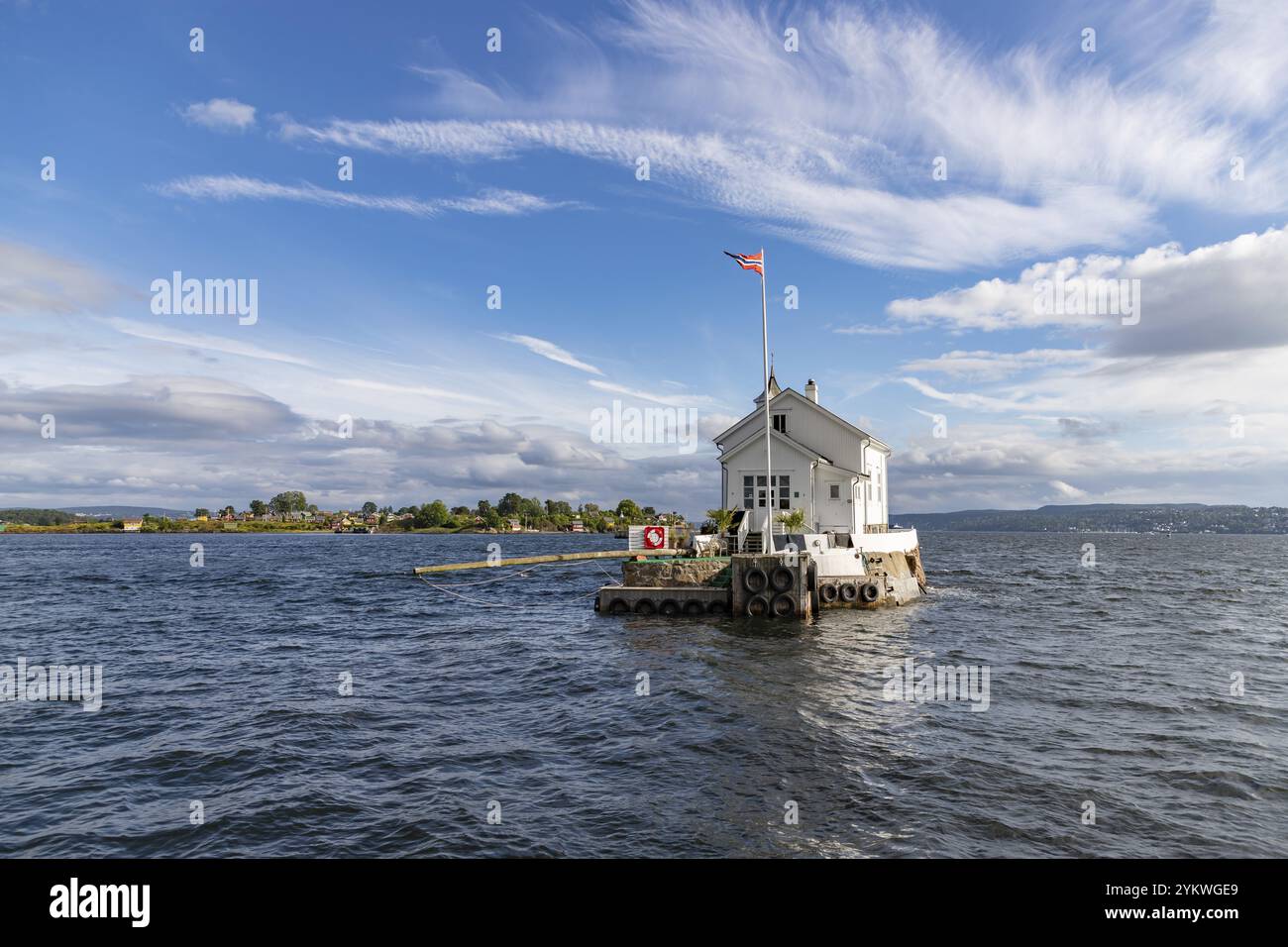 A picture of the Dyna Fyr restaurant Stock Photo - Alamy