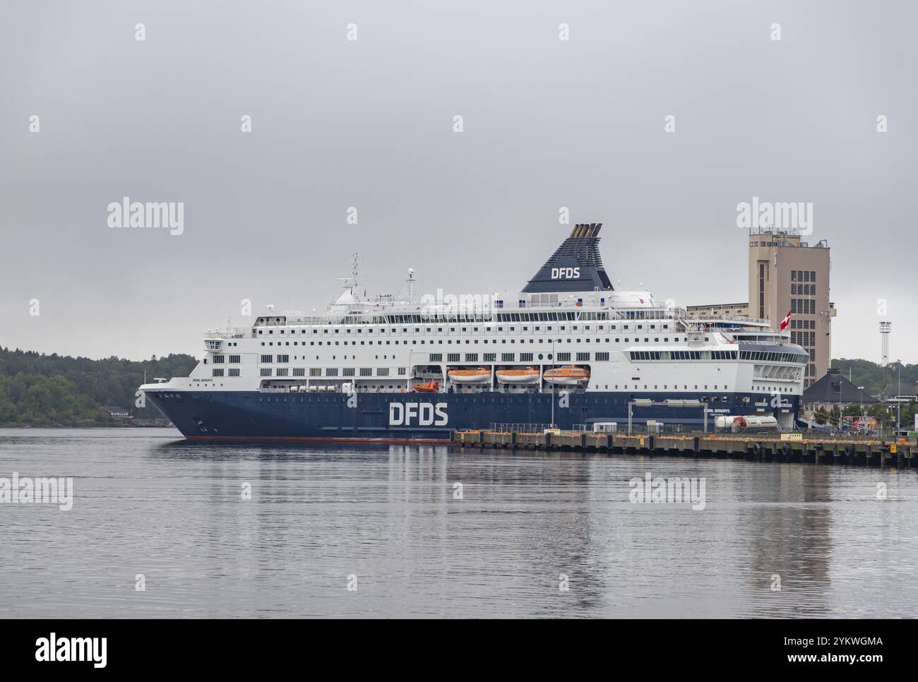 A picture of a DFDS cruise Stock Photo - Alamy