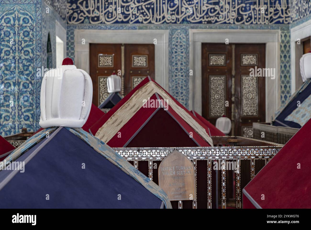 A picture of the colorful and gorgeous interior of the Hatice Turhan ...