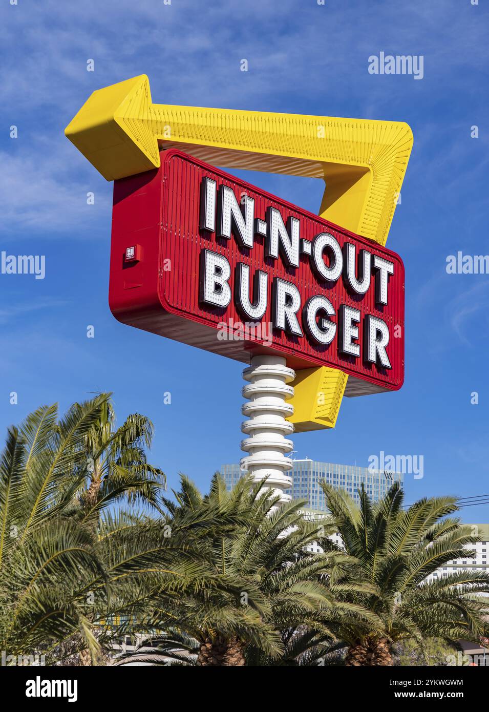 A picture of the In-N-Out Burger sign Stock Photo - Alamy