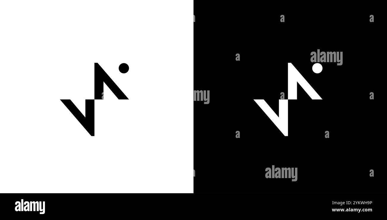 Modern and unique VN logo design Stock Vector Image & Art - Alamy