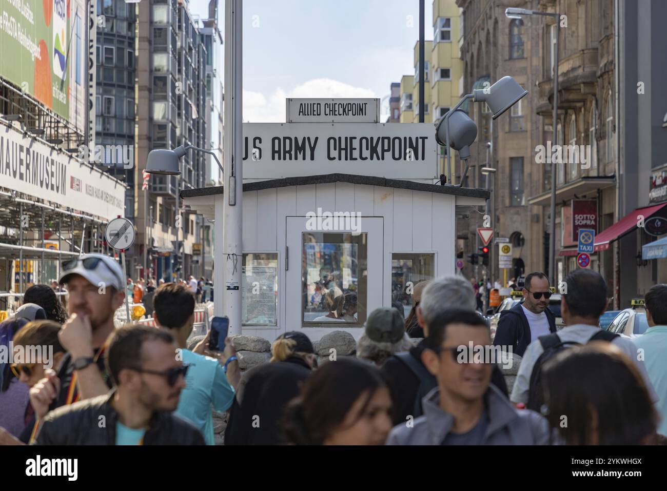 A picture of the Checkpoint Charlie Stock Photo - Alamy