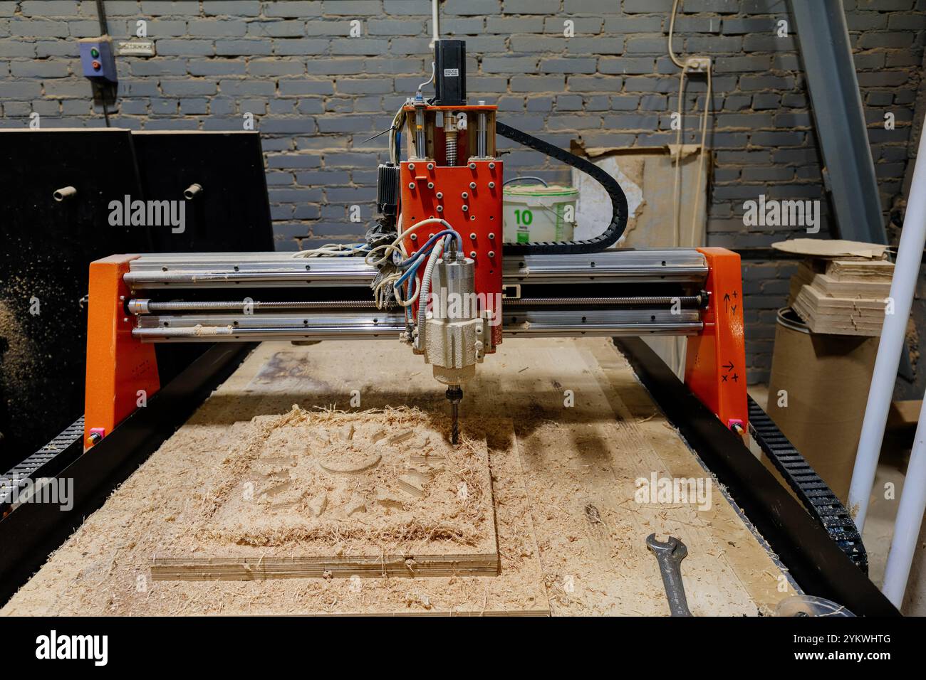 Drilling machine cnc hi-res stock photography and images - Alamy