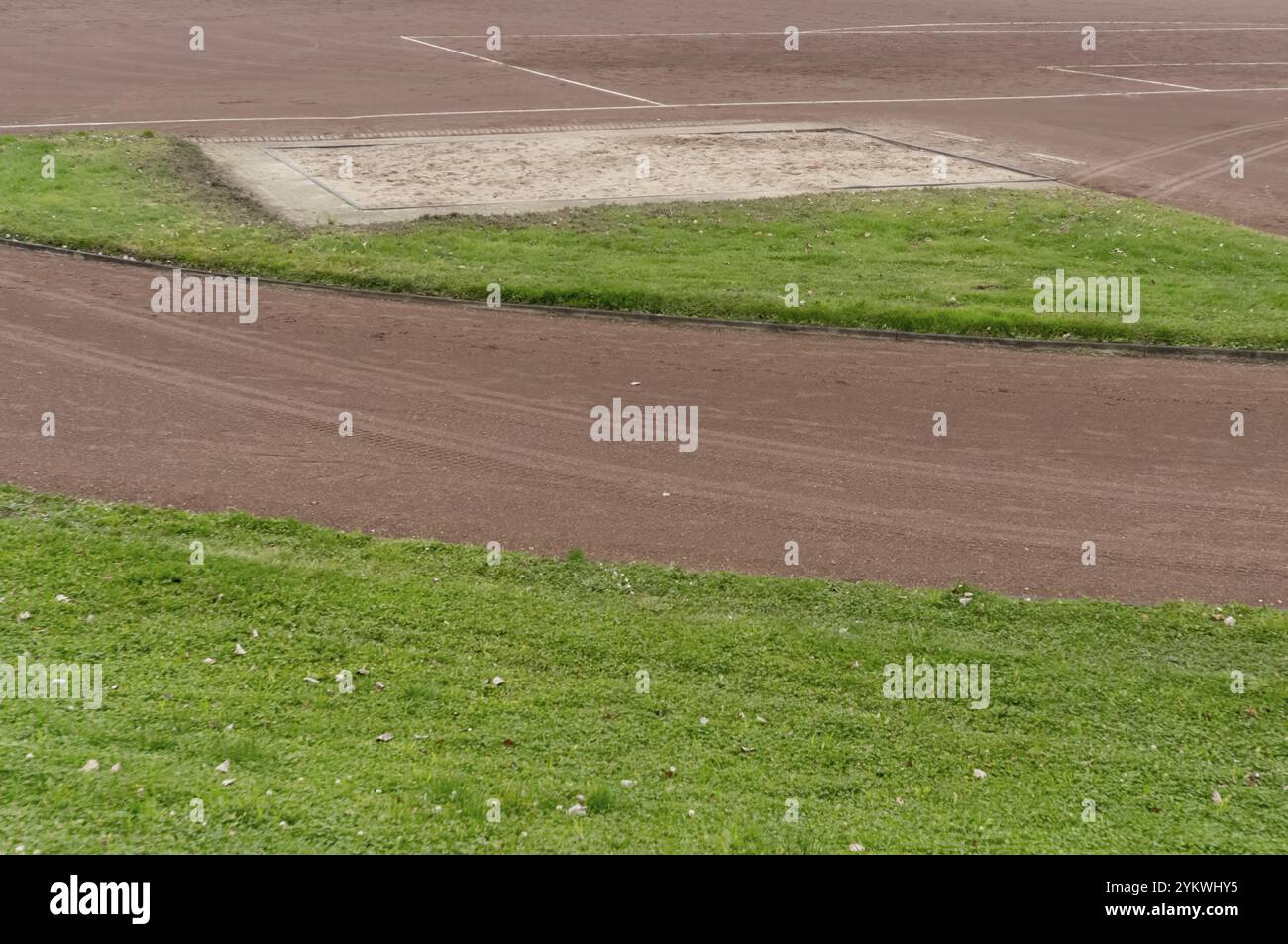 Long jump sand pit on hi-res stock photography and images - Alamy