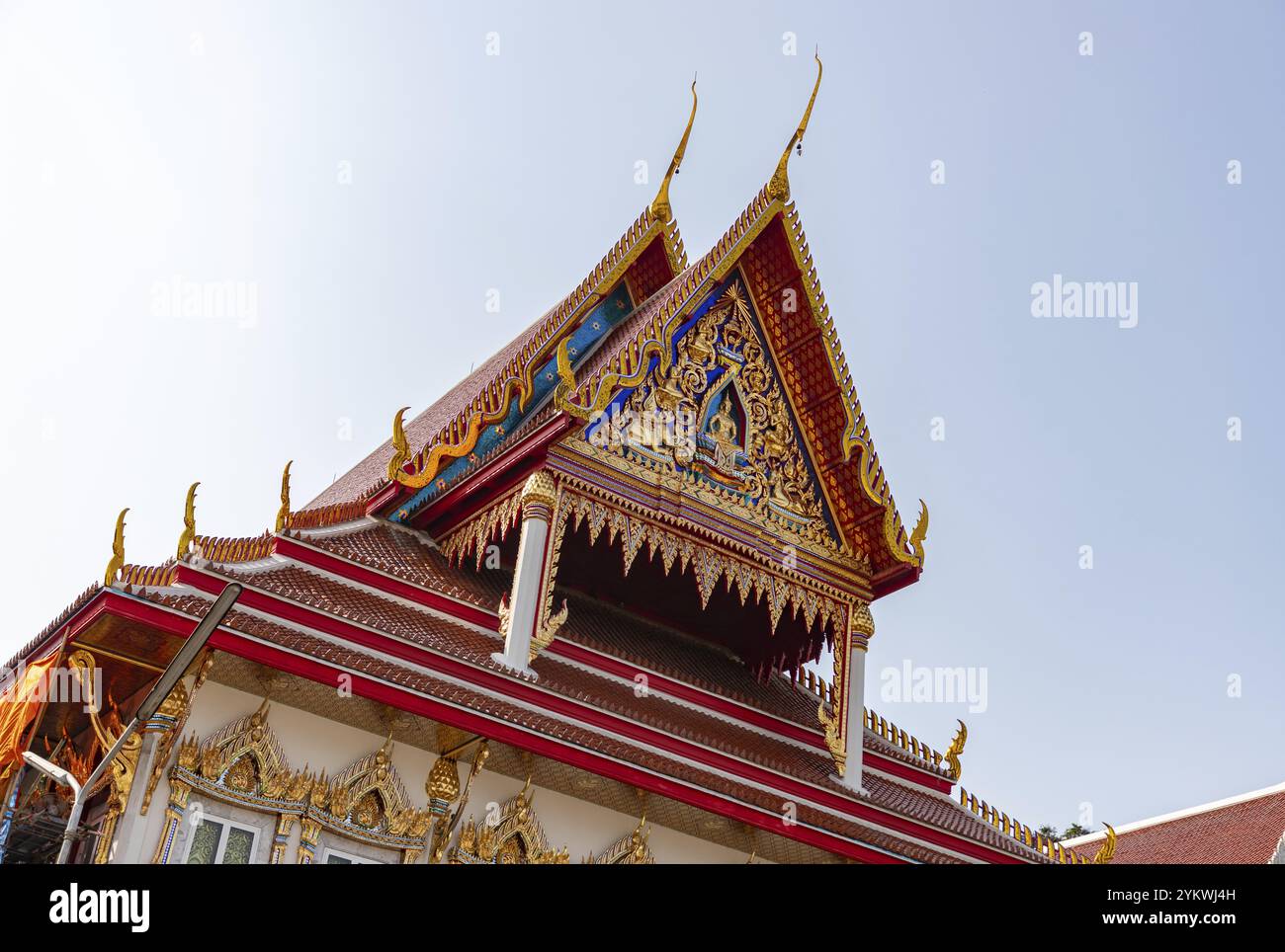 A picture of the Wat Paknam Bhasicharoen Temple Stock Photo - Alamy