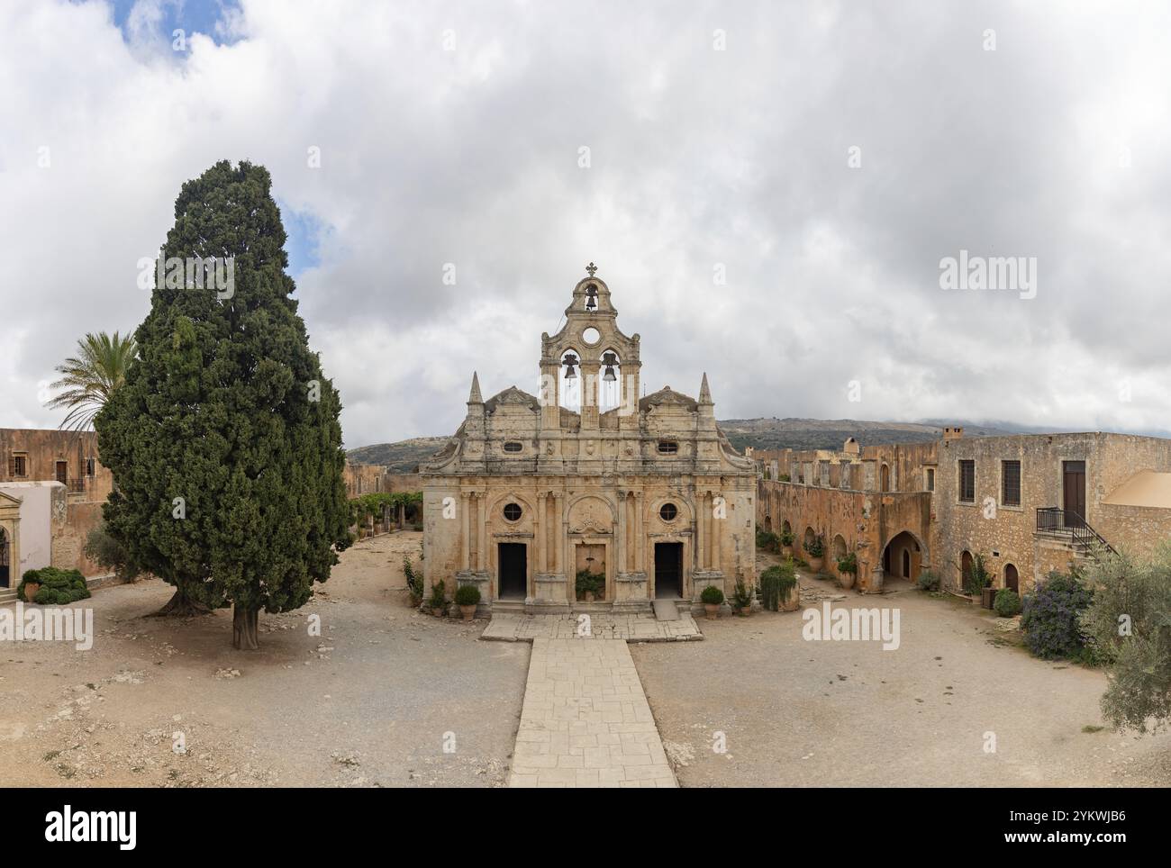 A picture of the Arkadi Monastery Stock Photo - Alamy