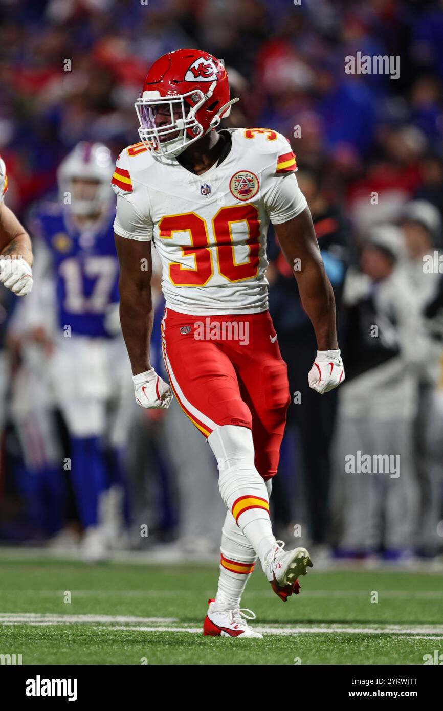 Kansas City Chiefs cornerback Christian Roland-Wallace (30) celebrates ...