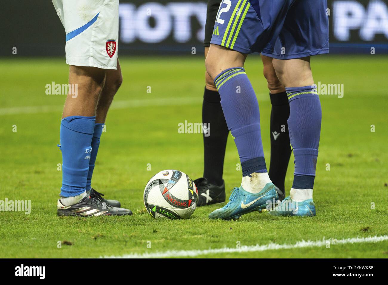 WROCLAW, POLAND - OCTOBER 14, 2024: UEFA Nations League match Ukraine ...