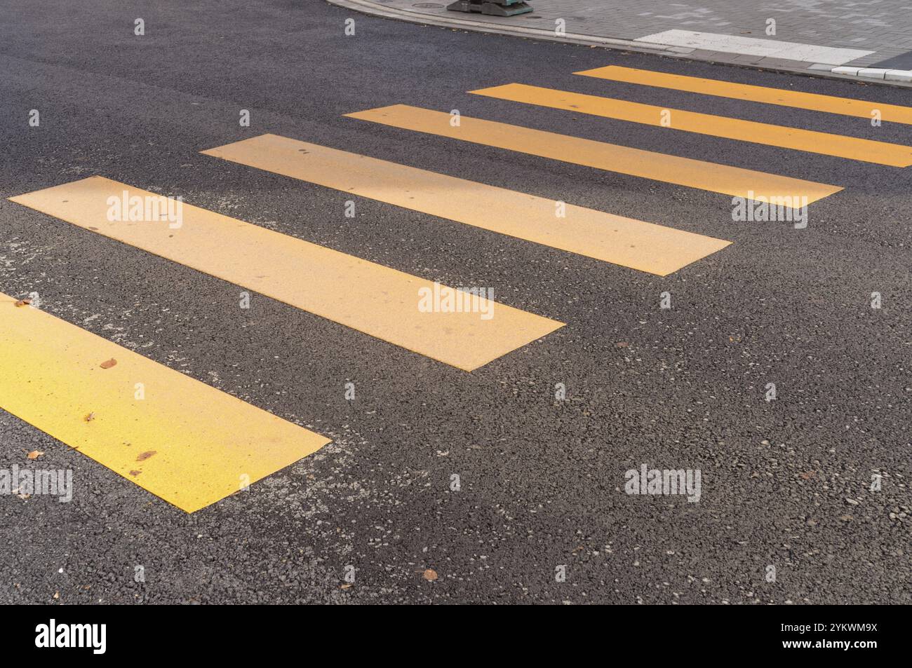 Replacement crosswalk at a German construction site Stock Photo - Alamy