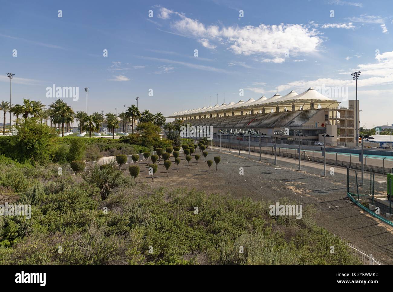 A picture of the Yas Marina Formula 1 Circuit Stock Photo - Alamy