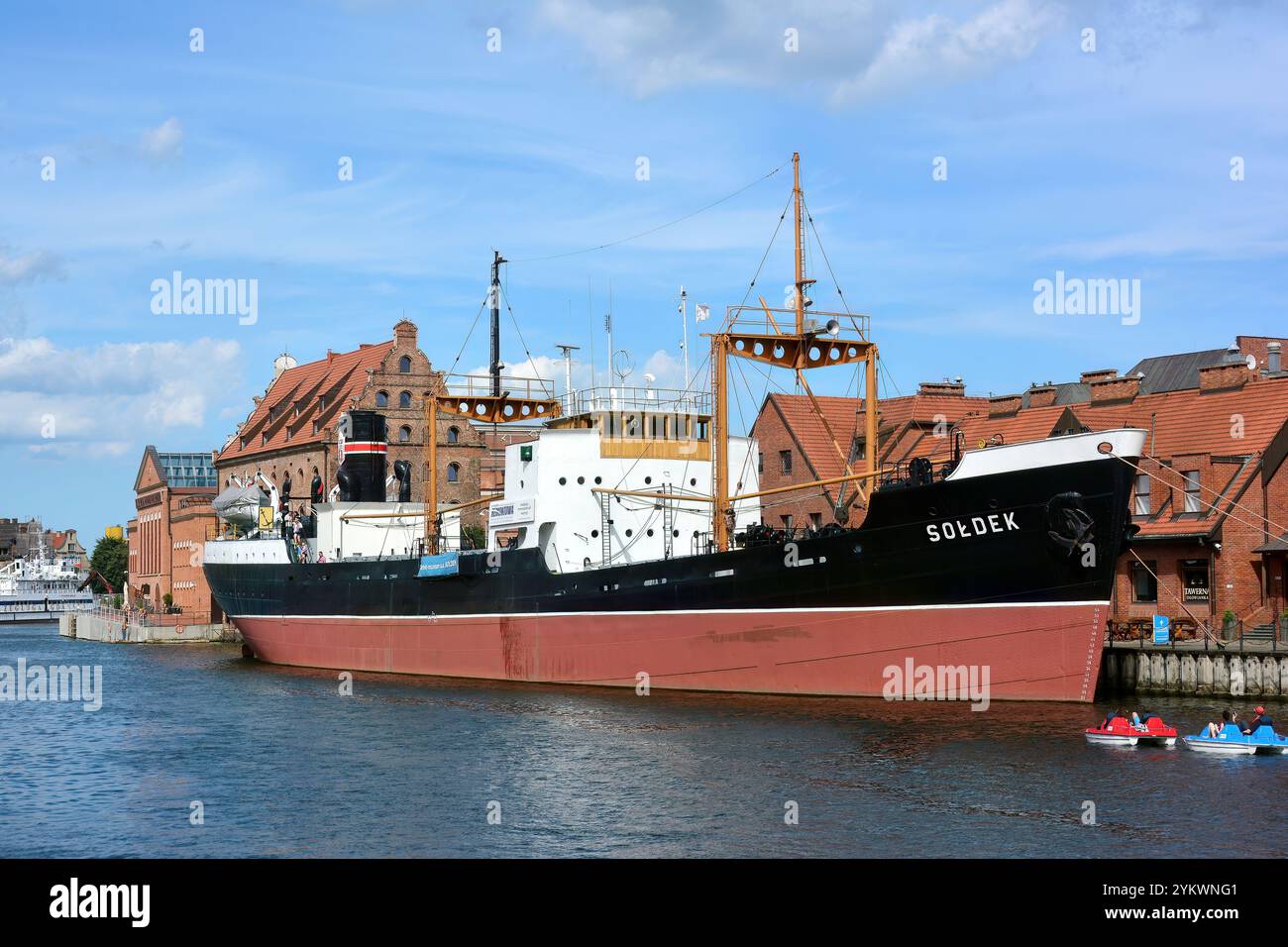 SS Sołdek is a retired Polish coal and ore cargo steamship, museum ship, Gdańsk, Poland, Europe ...