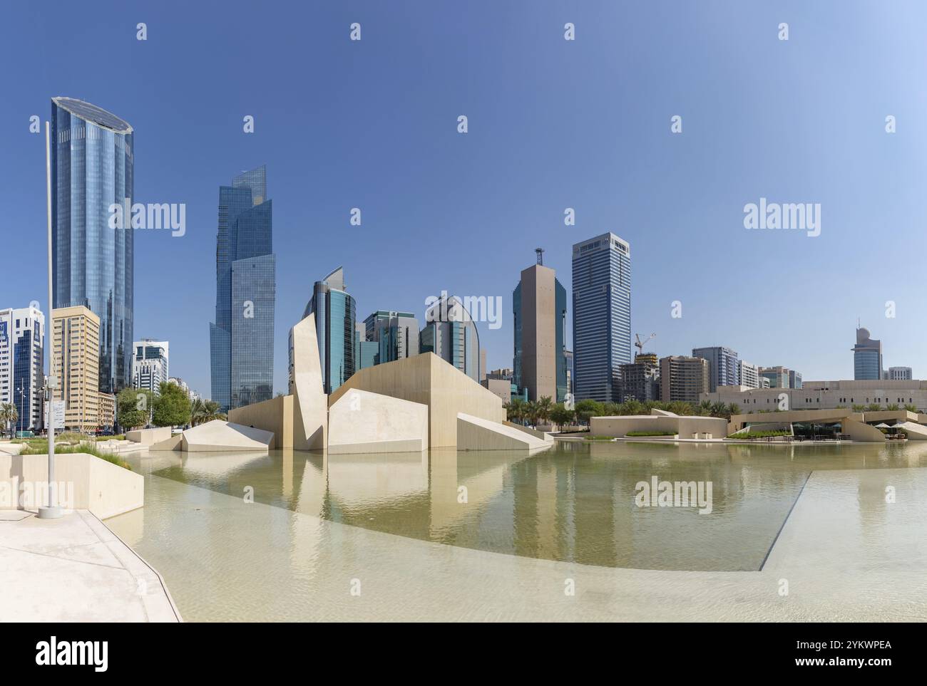 A picture of the Cultural Foundation Abu Dhabi and the buildings of the ...
