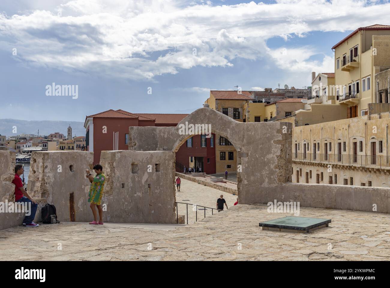A picture of the Firka Venetian Fortress, which houses the Maritime ...