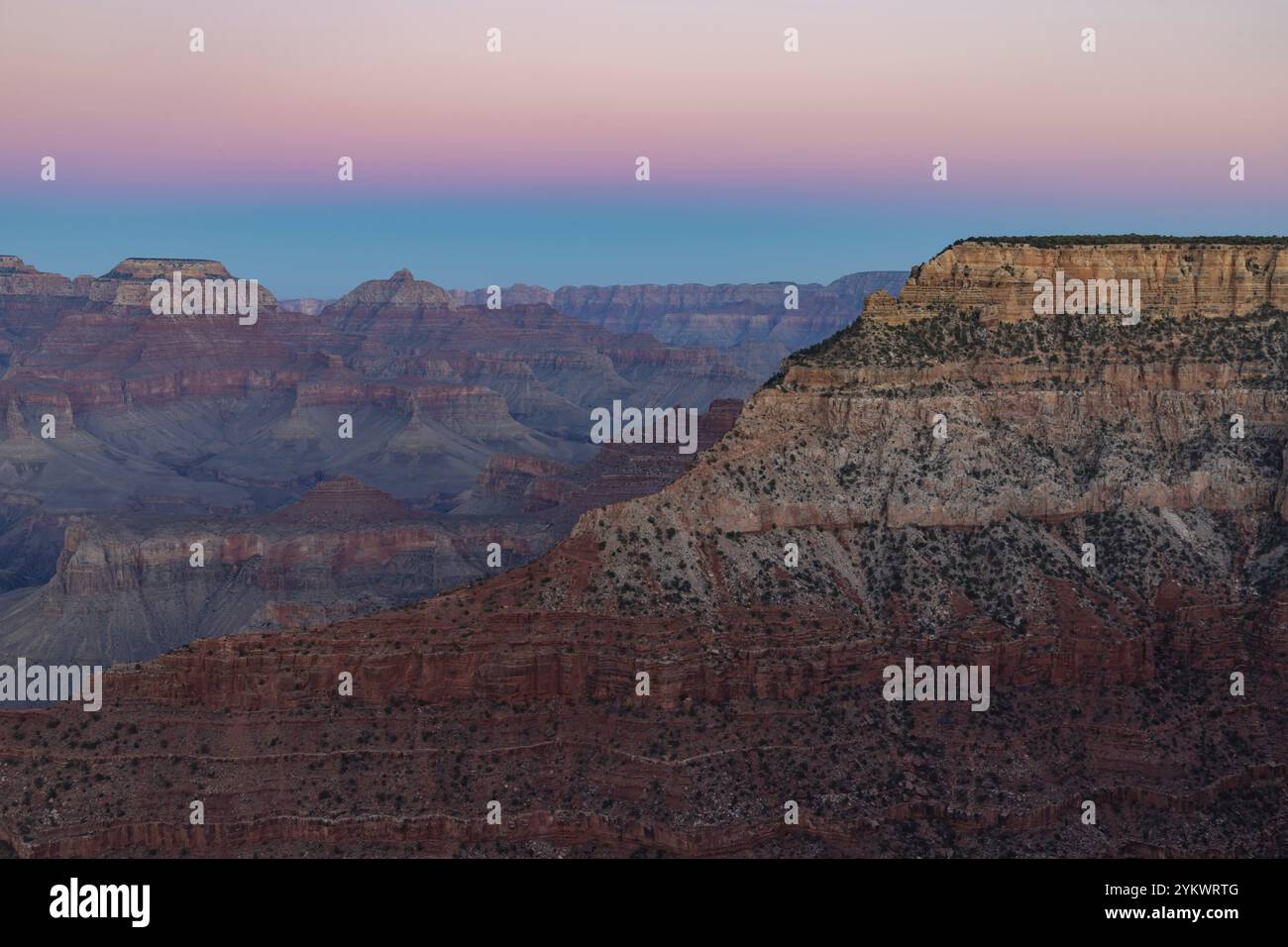 A picture of the landscape of the Grand Canyon National Park as seen ...