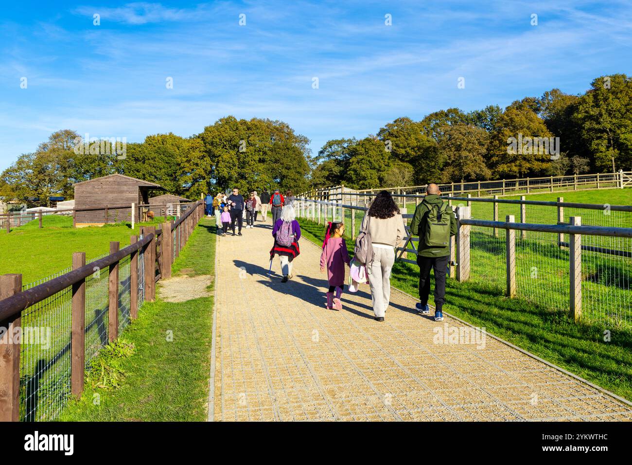 Visitors at Foxburrows Farm, Hainault Forest Country Park, Hainault ...
