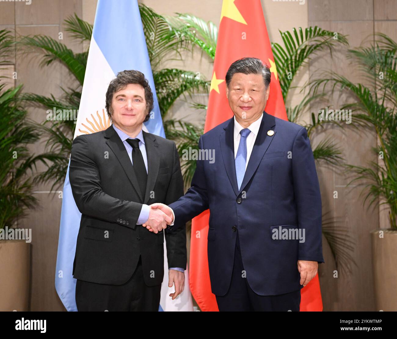 Rio De Janeiro, Brazil. 19th Nov, 2024. Chinese President Xi Jinping ...