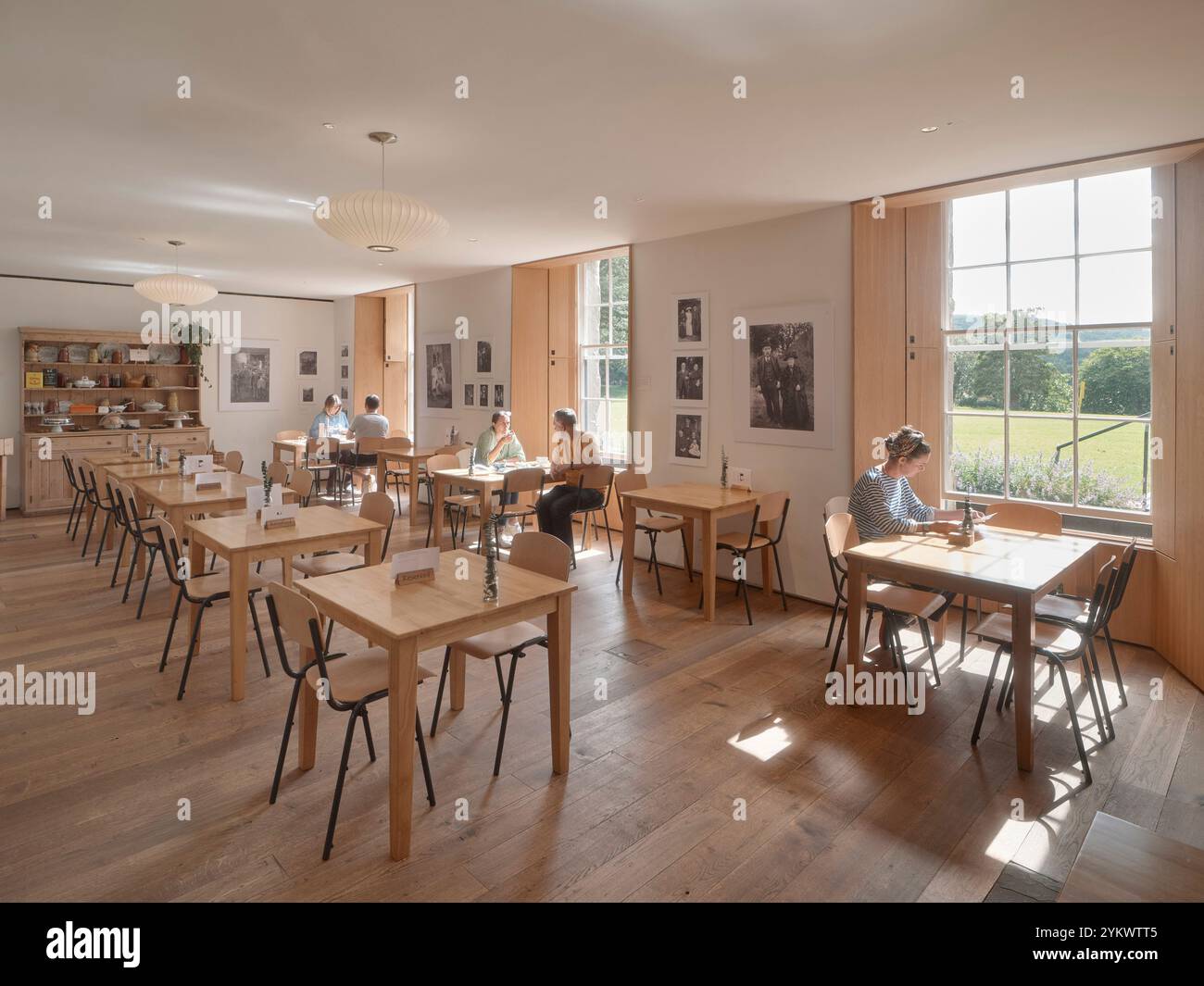 Cafe. Hay Castle, Hay-on-Wye, United Kingdom. Architect: MICA, 2022 ...