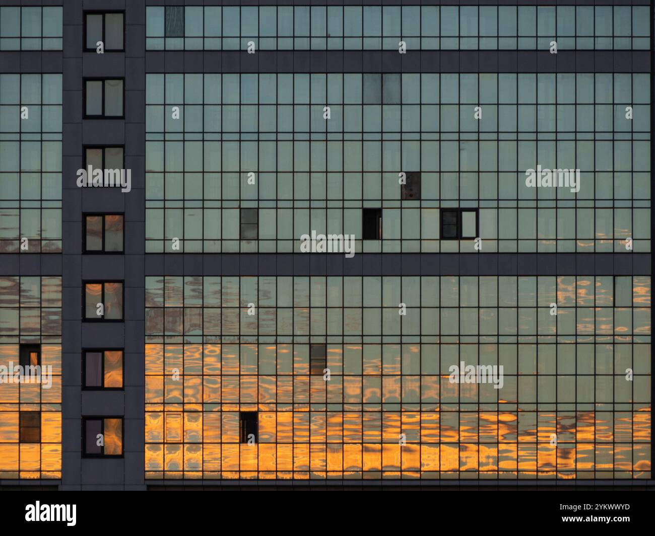 Windows architecture sunset reflection hi-res stock photography and ...