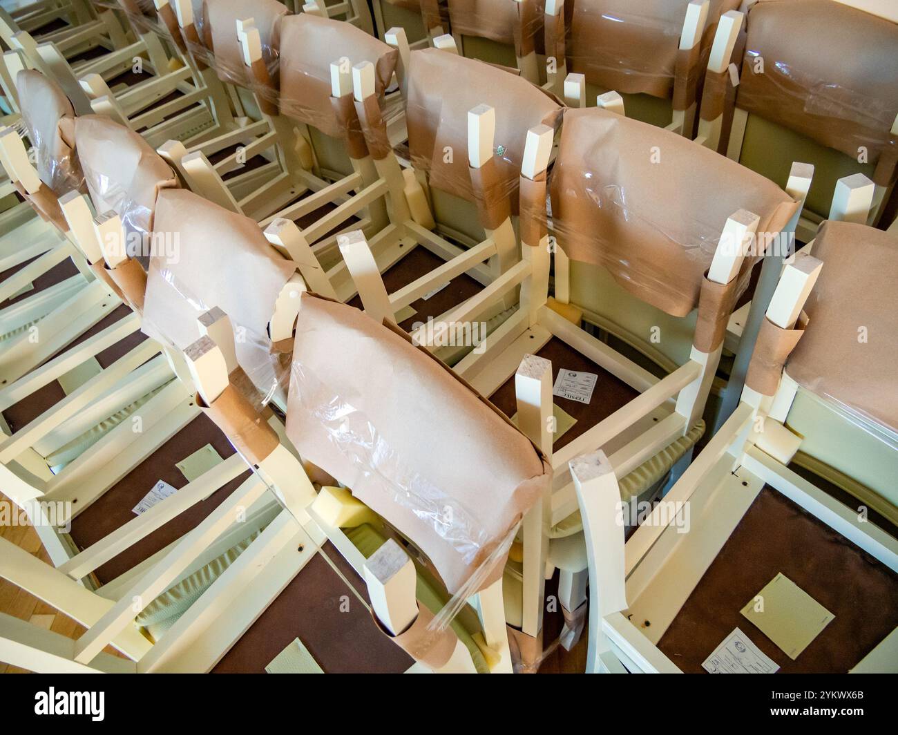 Stacked office chair hi-res stock photography and images - Alamy