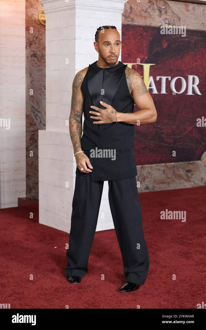 November 18, 2024, Los Angeles, California, USA: Lewis Hamilton at the ...