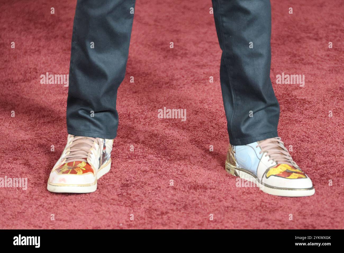 November 18, 2024, Los Angeles, California, USA: Peter Mensah, Shoe ...