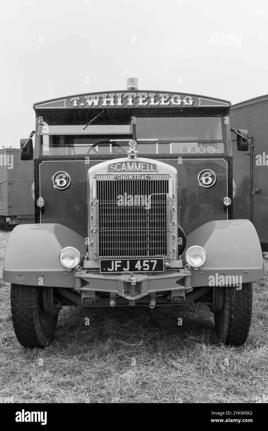 Low Ham.Somerset.United Kingdom.July 20th 2024.A Scammell showtrac from ...