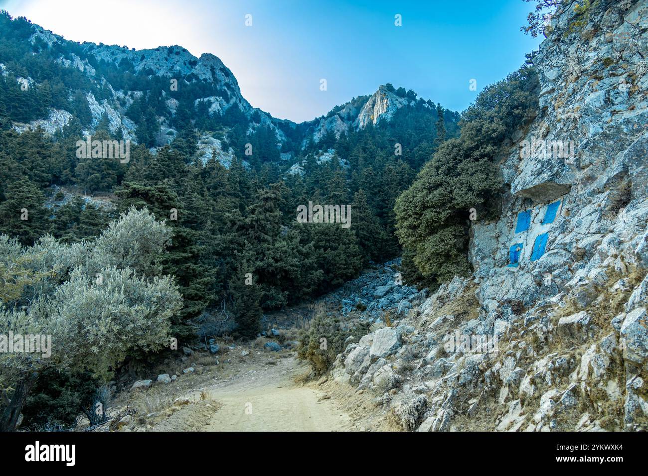 Hike to the highest point of the Greek island of Kos in the South ...