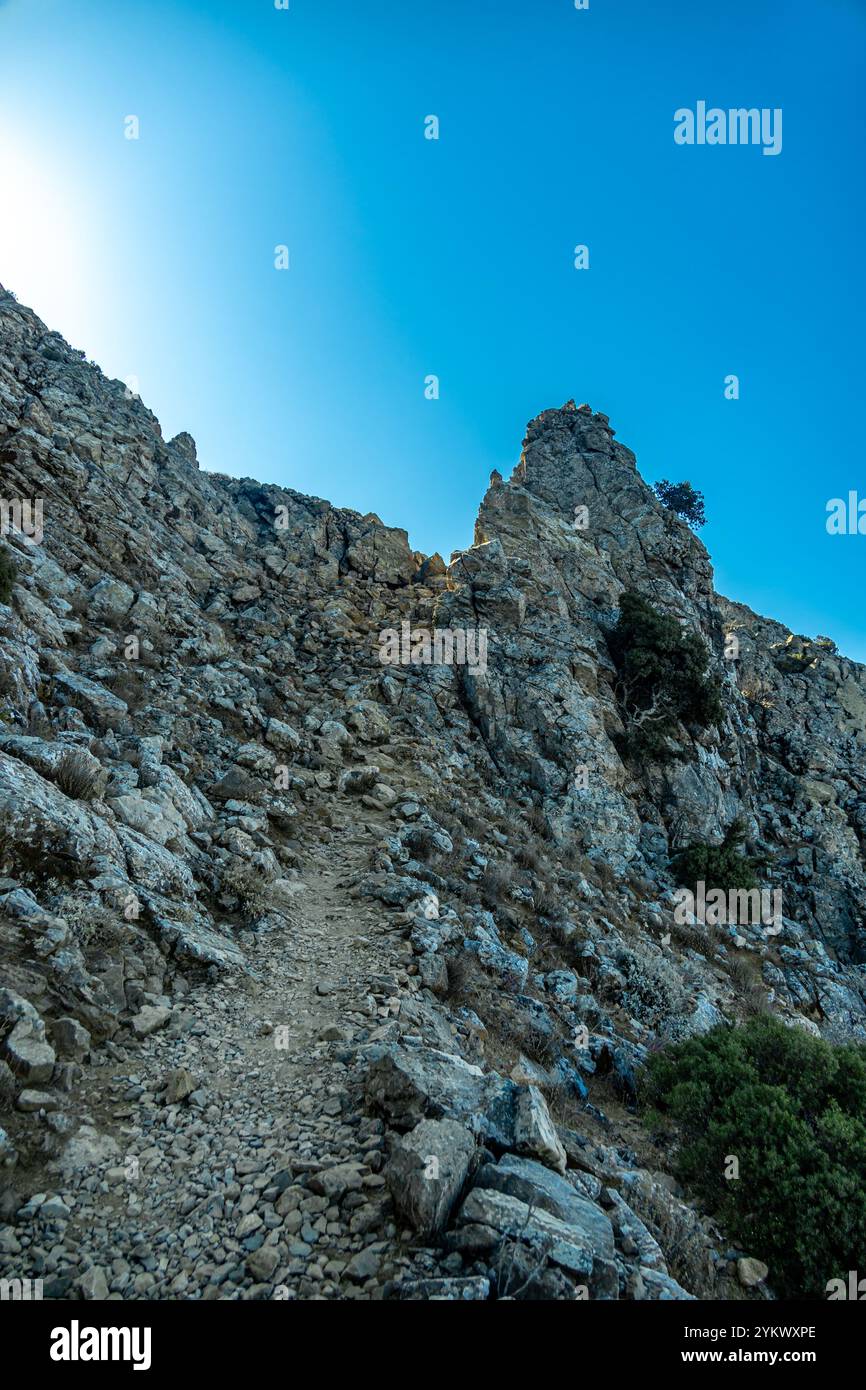 Hike to the highest point of the Greek island of Kos in the South ...