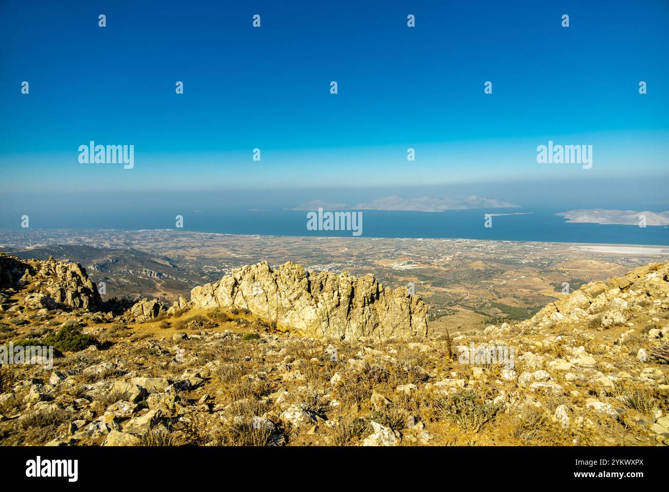 Hike to the highest point of the Greek island of Kos in the South ...