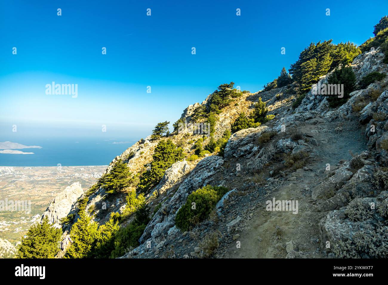 Hike to the highest point of the Greek island of Kos in the South ...