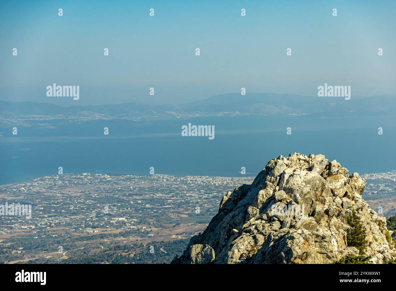 Hike to the highest point of the Greek island of Kos in the South ...