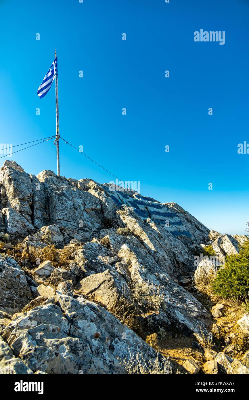 Hike to the highest point of the Greek island of Kos in the South ...