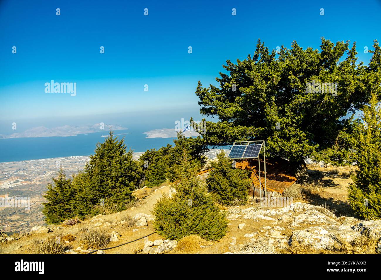 Hike to the highest point of the Greek island of Kos in the South ...